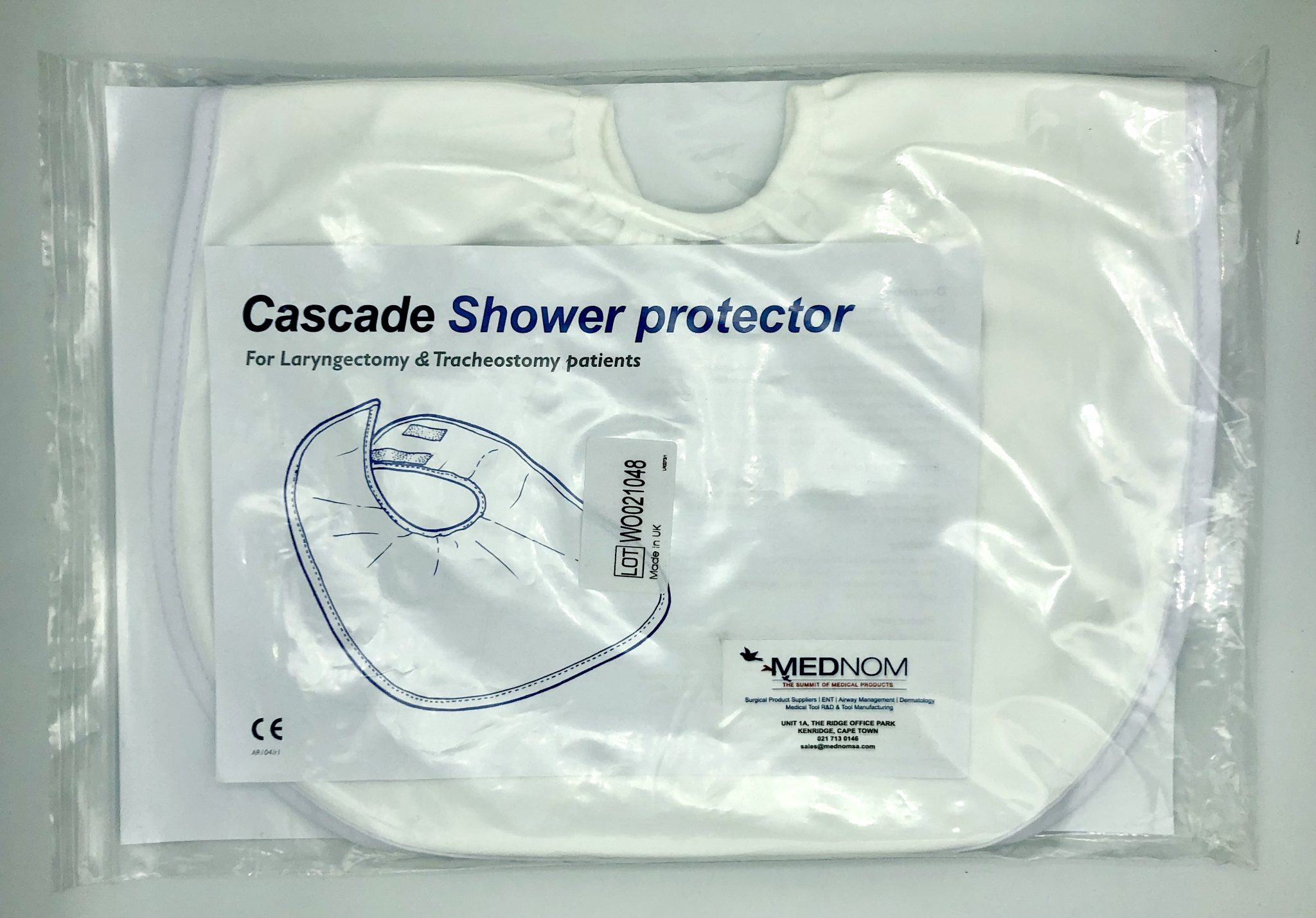 INSIGHT Cascade shower protector (packs of 2), White - Mednom